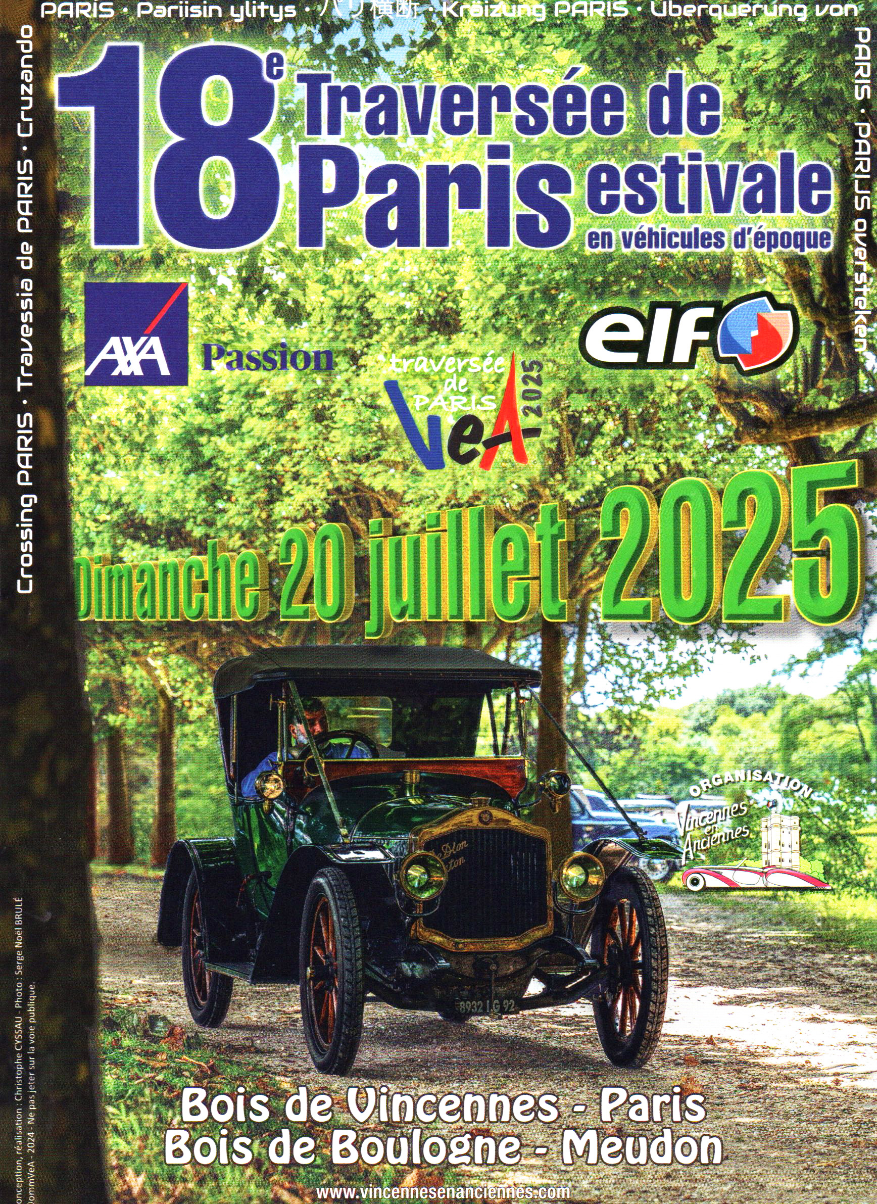 Traversée de Paris Estivale 2025 – Vincennes en Anciennes