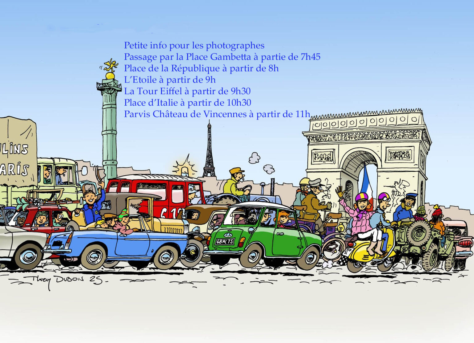 26 ème Traversée de Paris Dimanche 25 Janvier 2026 – Vincennes en Anciennes